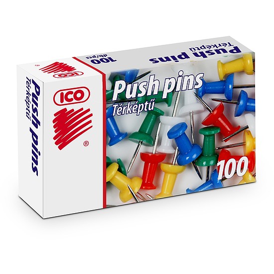 ICO Térképtű színes 100 db/doboz - Leon