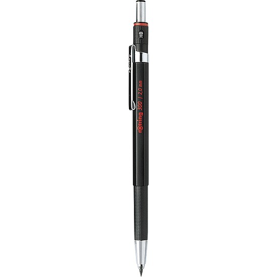 Nyomósirón, 2,0 mm, rOtring 300, fekete (NRR1904729) - Leon